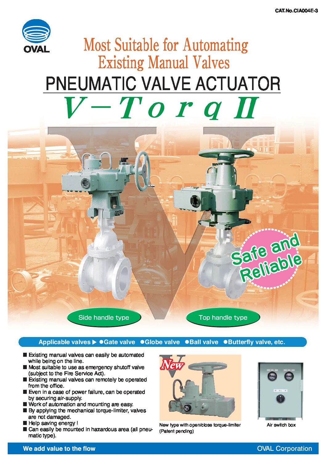 Catalogs & Specifications | OVAL Corporation